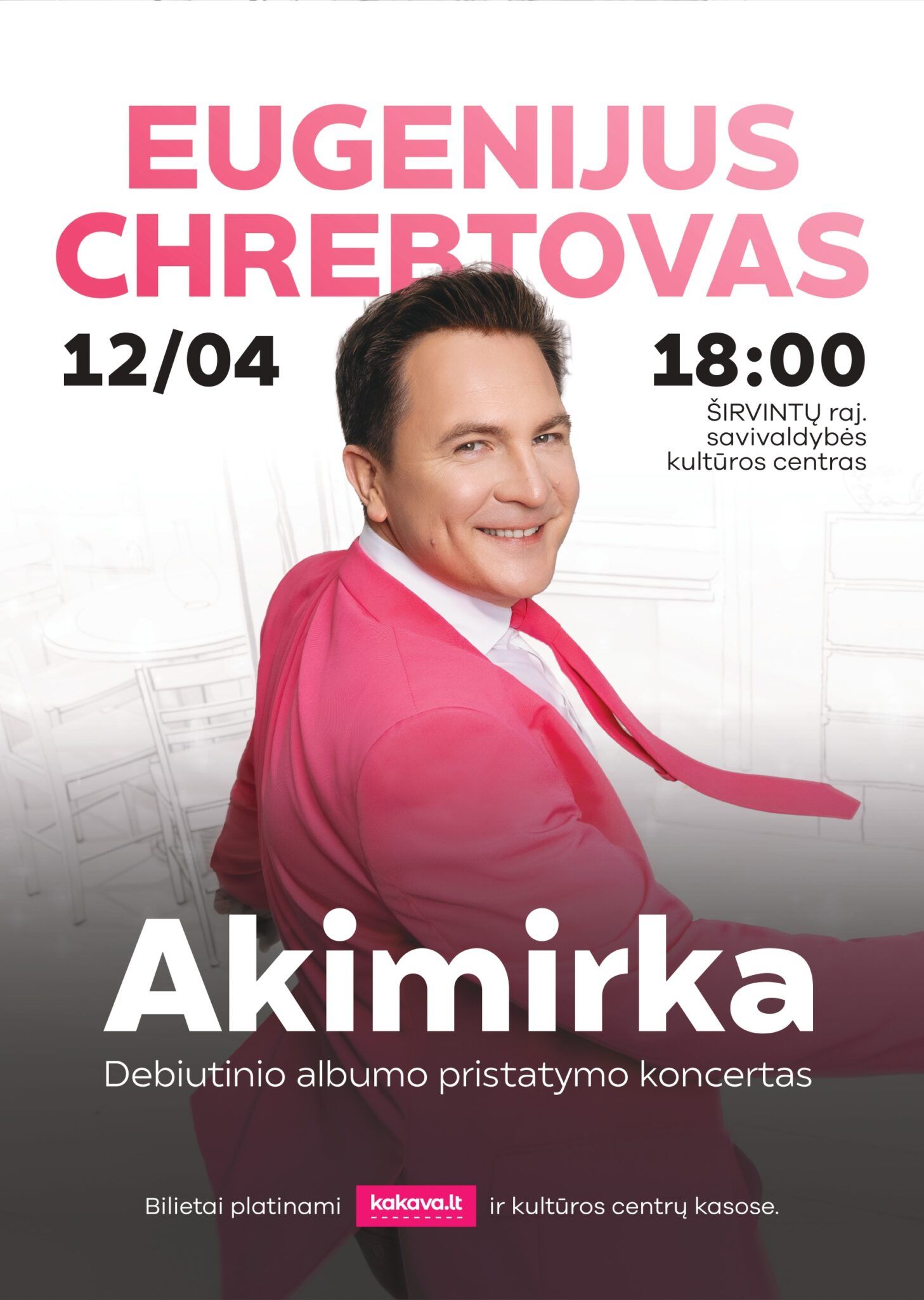 Eugenijus Chrebtovas pristato debiutinį albumą „Akimirka“ - Krašto žinios